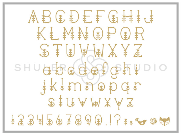 Single Scandi Font – Shuler Studio