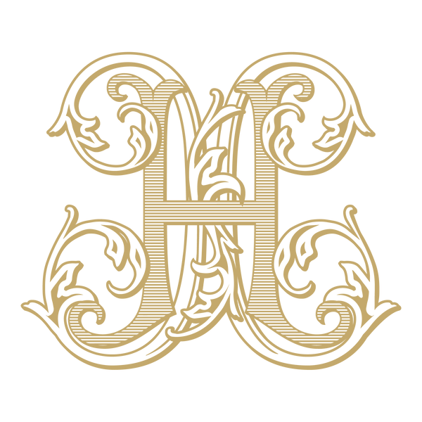 letter h cursive design