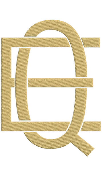 Monogram Block EQ for Embroidery – Shuler Studio