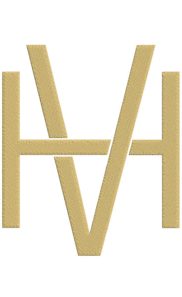 Monogram Block HV for Embroidery – Shuler Studio