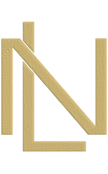 Monogram Block LN for Embroidery – Shuler Studio