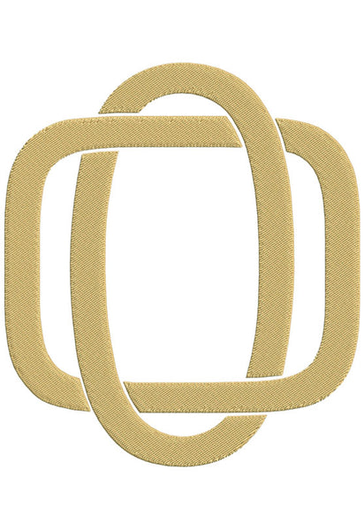 Monogram Block OO for Embroidery – Shuler Studio