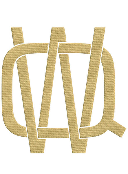 Monogram Block QW for Embroidery – Shuler Studio