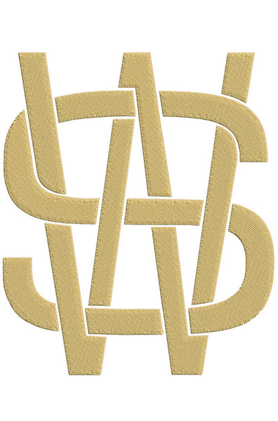 Monogram Block SW for Embroidery – Shuler Studio