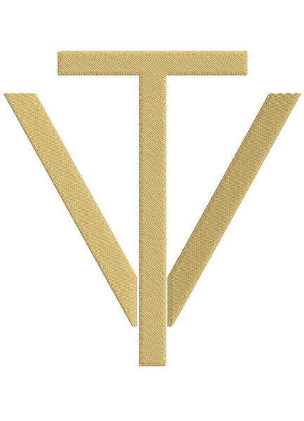 Monogram Block TV for Embroidery – Shuler Studio