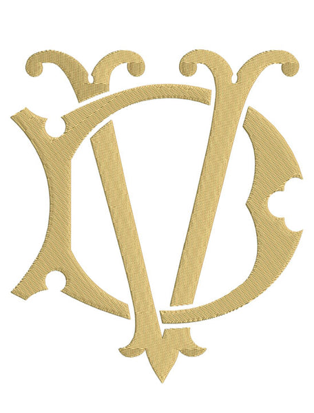 Monogram Chic DV for Embroidery – Shuler Studio