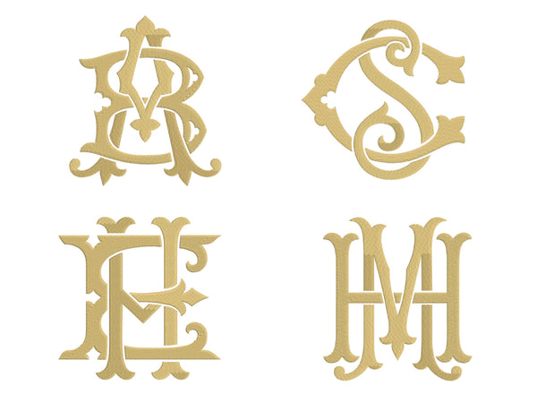 Monogram Chic Font for Embroidery – Shuler Studio