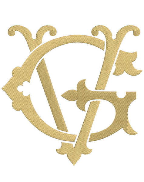 Monogram Chic GV for Embroidery – Shuler Studio