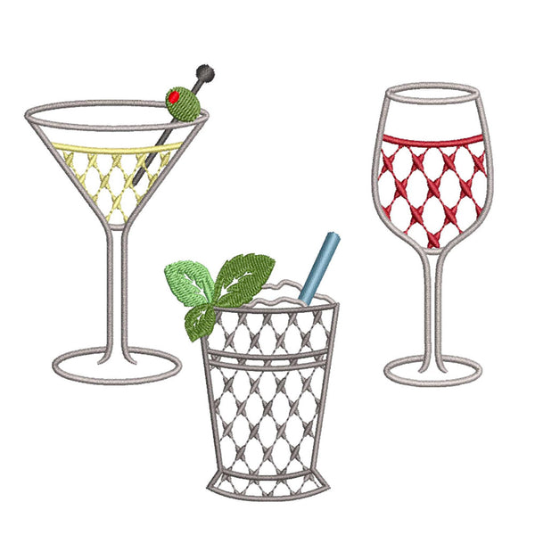 Chic Cocktails for Embroidery – Shuler Studio