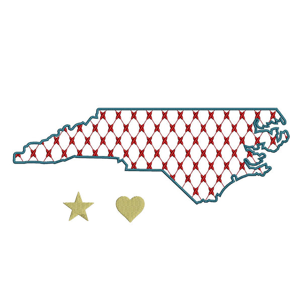 Chic North Carolina for Embroidery – Shuler Studio
