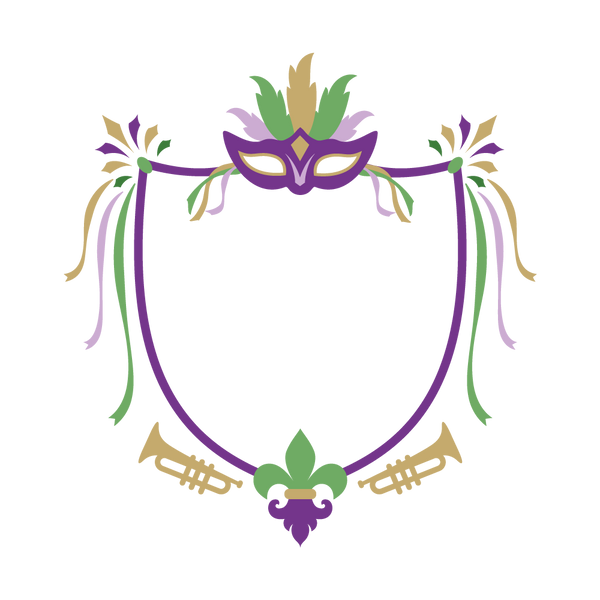 Mardi Gras Crest for Print – Shuler Studio