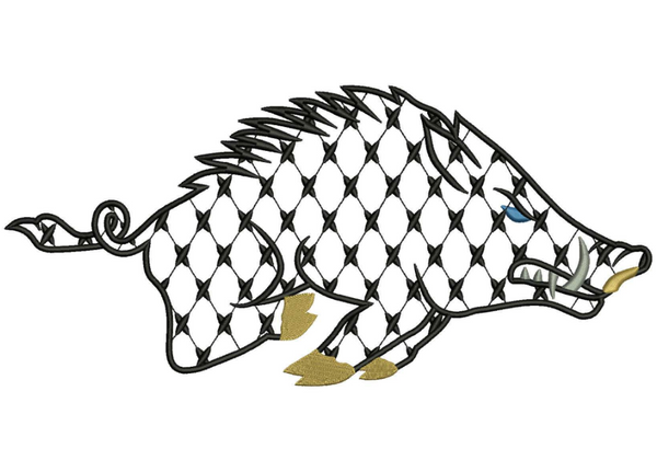 Chic Razorback for Embroidery – Shuler Studio