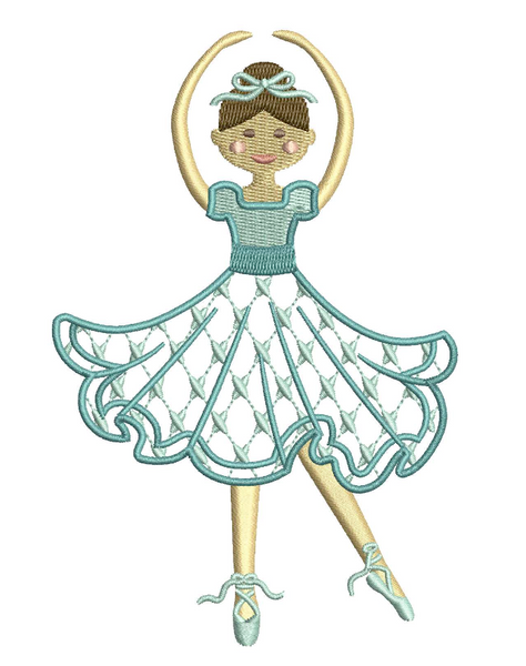 Chic Ballerina for Embroidery – Shuler Studio