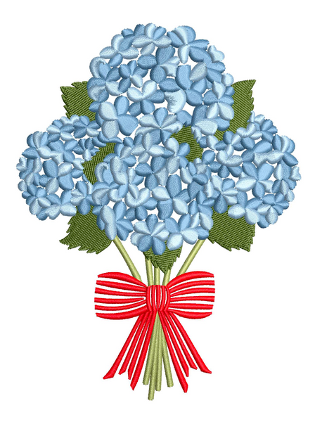 Hamilton Hydrangeas for Embroidery – Shuler Studio