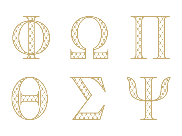 Single Chic Greek SVG Files – Shuler Studio
