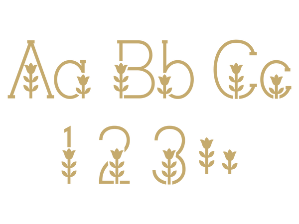 Single Scandi Font for Embroidery – Shuler Studio