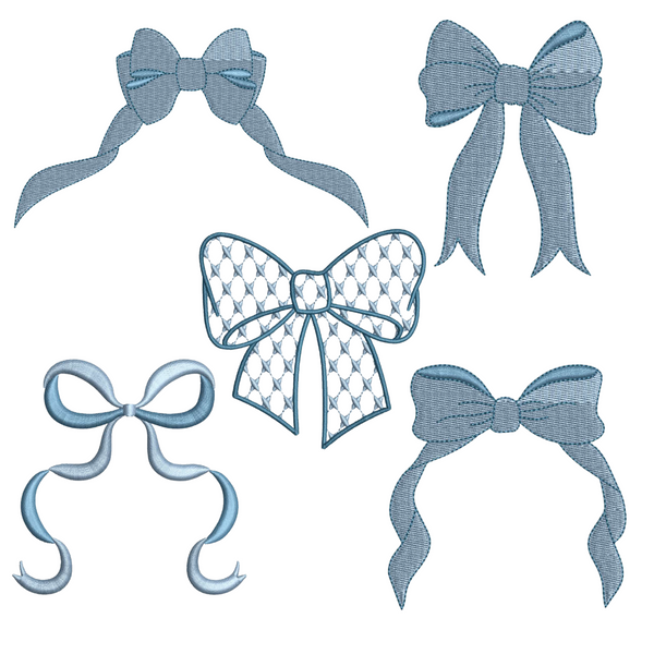Bows Bows Bows for Embroidery – Shuler Studio