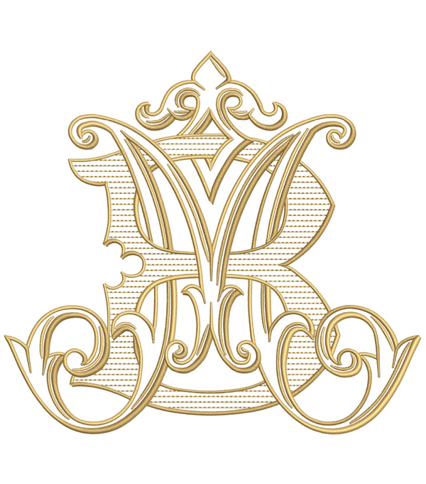 Letter M for embroidery – Shuler Studio