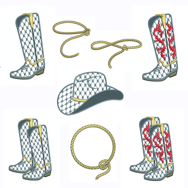 Chic Rodeo for Embroidery – Shuler Studio