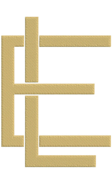 Monogram Block EL for Embroidery – Shuler Studio