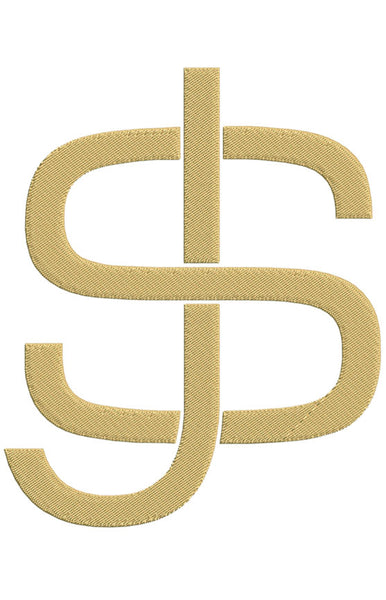 Monogram Block JS for Embroidery – Shuler Studio