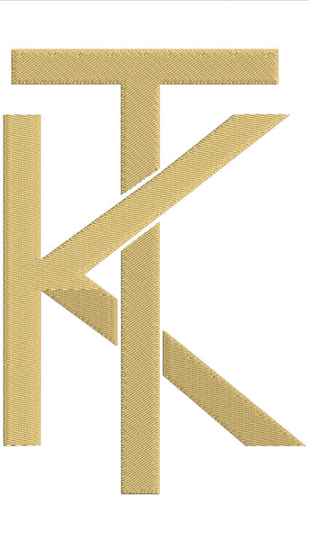Monogram Block KT for Embroidery – Shuler Studio