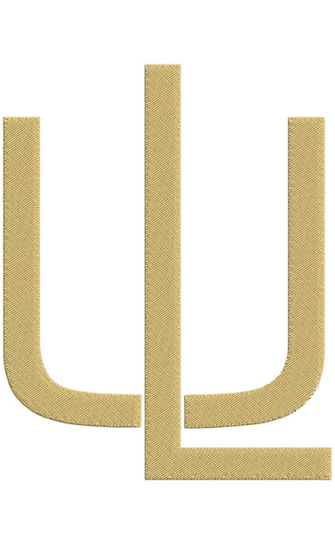 Monogram Block LU for Embroidery – Shuler Studio
