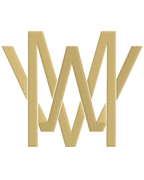 Monogram Block MW for Embroidery – Shuler Studio