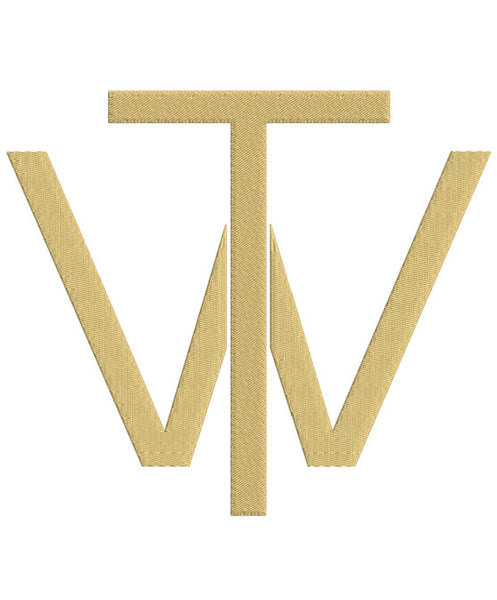 Monogram Block TW for Embroidery – Shuler Studio
