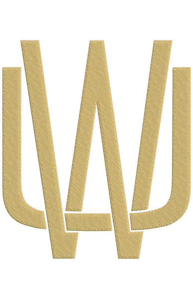 Monogram Block UW for Embroidery – Shuler Studio