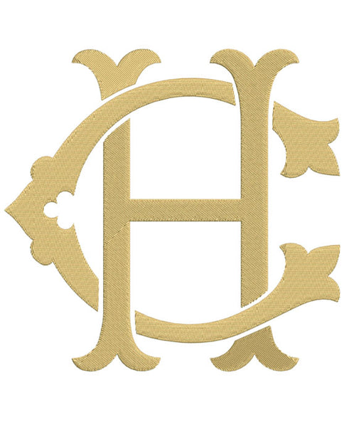 Monogram Chic CH for Embroidery – Shuler Studio