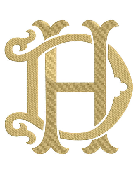 Monogram Chic DH for Embroidery – Shuler Studio