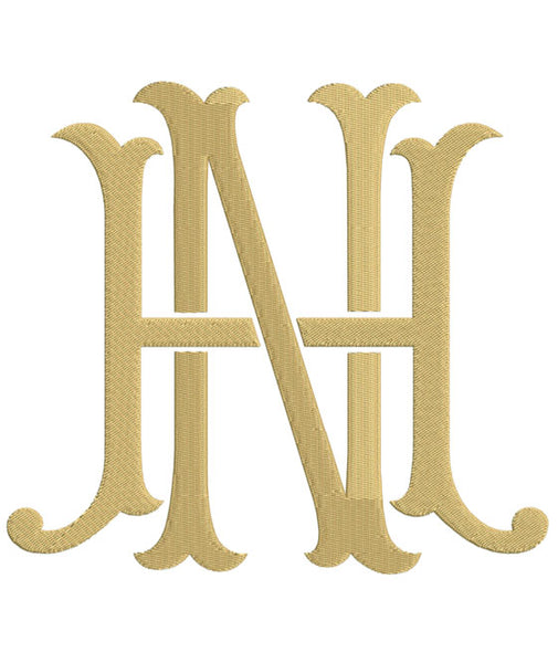 Monogram Chic HN for Embroidery – Shuler Studio