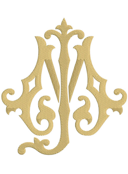 Monogram Chic JM for Embroidery – Shuler Studio