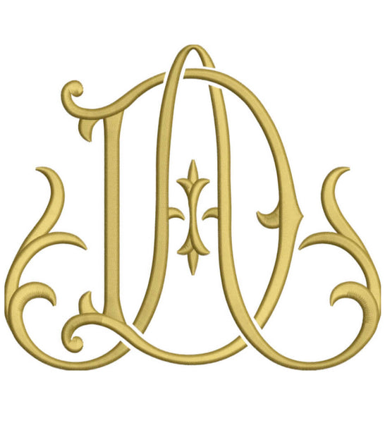 Monogram Couture AD for Embroidery – Shuler Studio