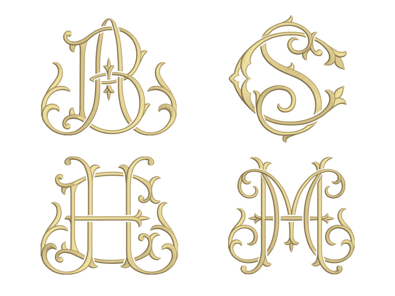 Wedding Monogram Fonts
