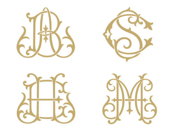 Monogram Couture SVG Files – Shuler Studio