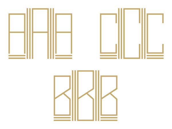 Monogram Edge SVG Files – Shuler Studio