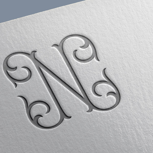Single Monogram Couture Font – Shuler Studio