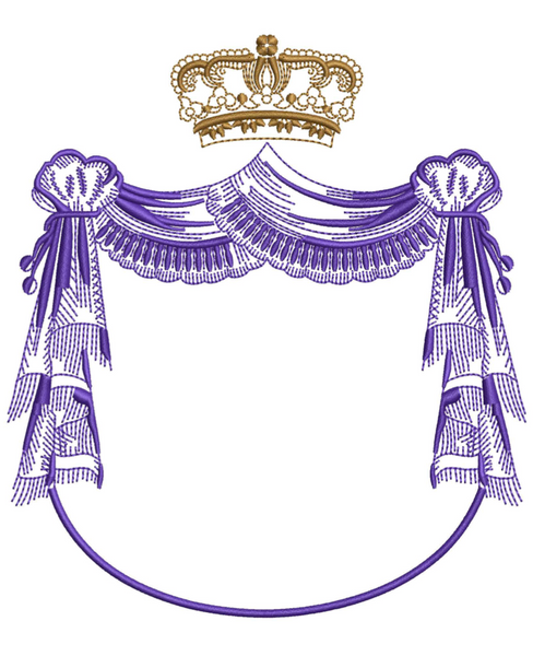 Buckingham Crest for Embroidery – Shuler Studio