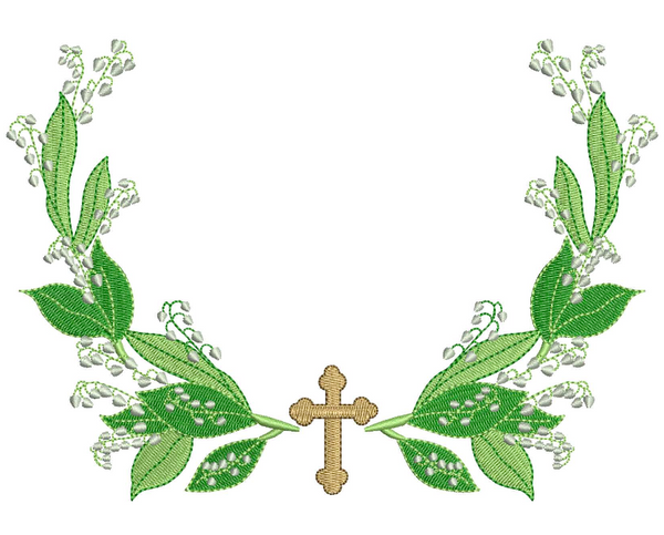 Lily of the Valley Crest for Embroidery – Shuler Studio