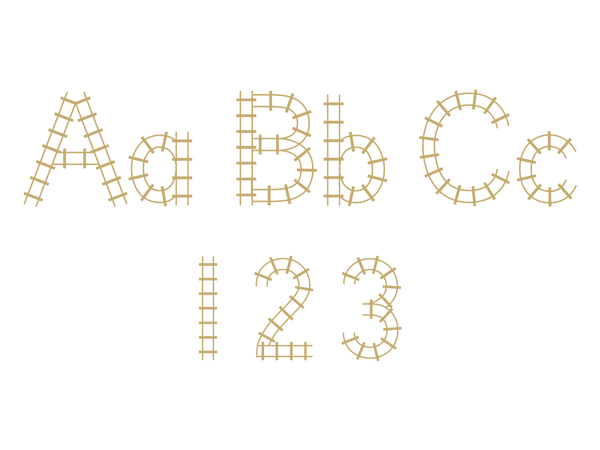 Single Tracks Font – Shuler Studio